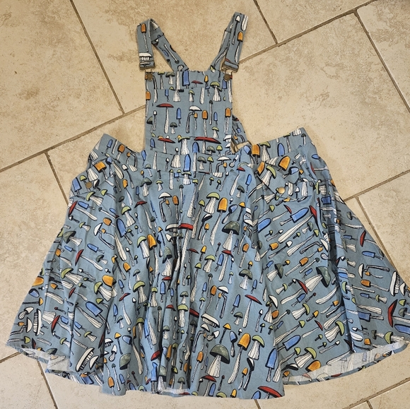 Unique Vintage | Dresses | Unique Vintage Blue Mushroom Print Dress ...